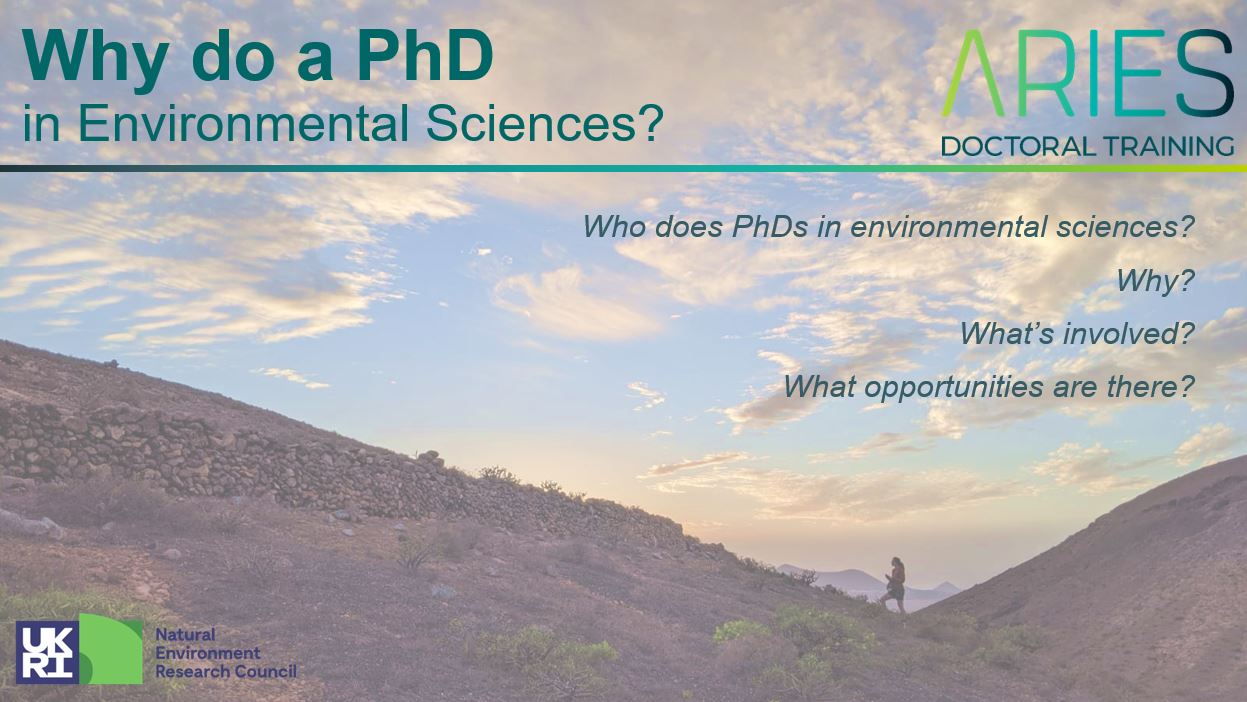 Why study for a PhD? | Aries